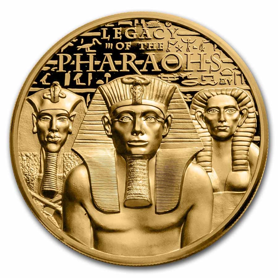 Buy 2022 Cook Islands 1 oz Gold High Relief Legacy of the Pharaohs | APMEX