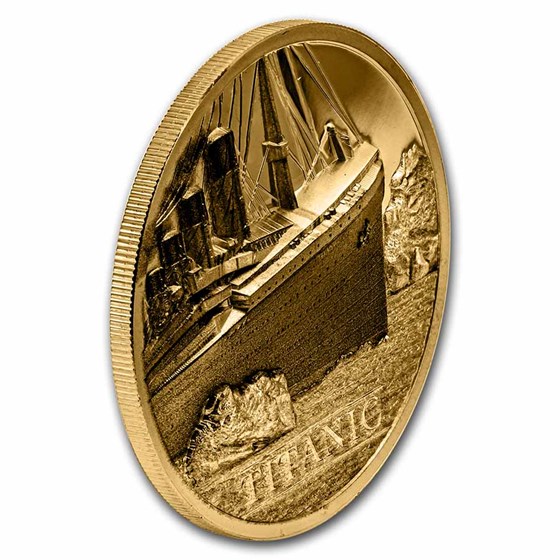 Buy 2022 Cook Islands 1 oz Gold High Relief Titanic | APMEX