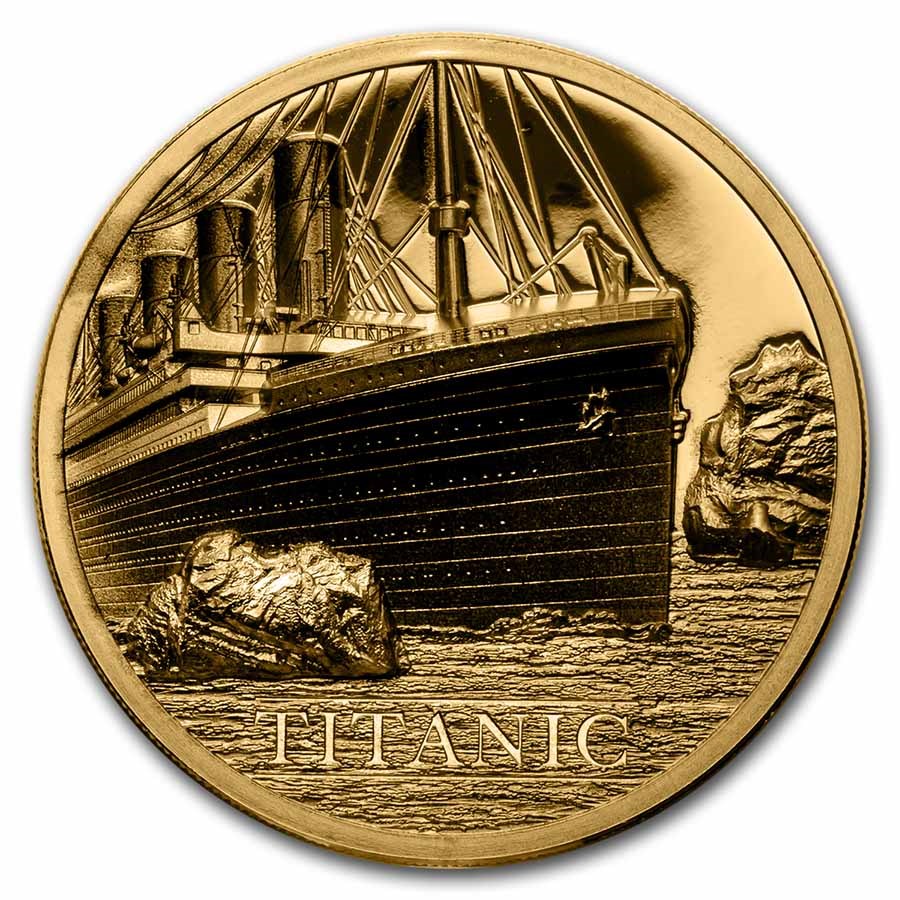 Buy 2022 Cook Islands 1 oz Gold High Relief Titanic | APMEX