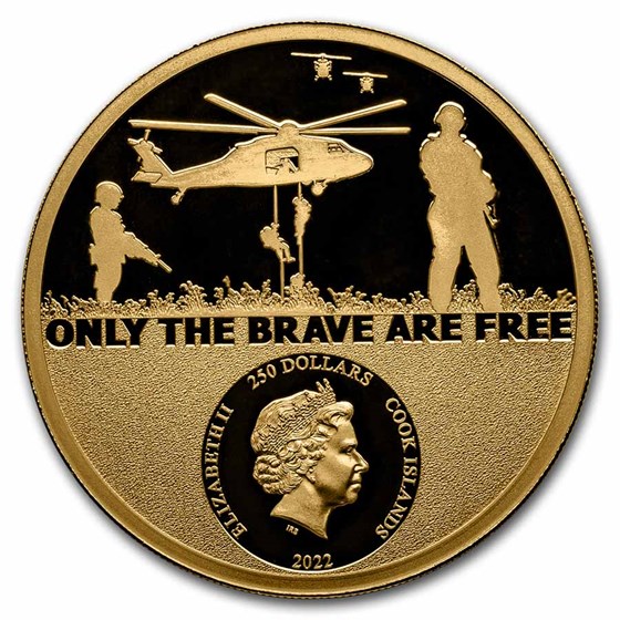 Buy 2022 Cook Islands 1 oz Gold Real Heroes: Special Forces | APMEX