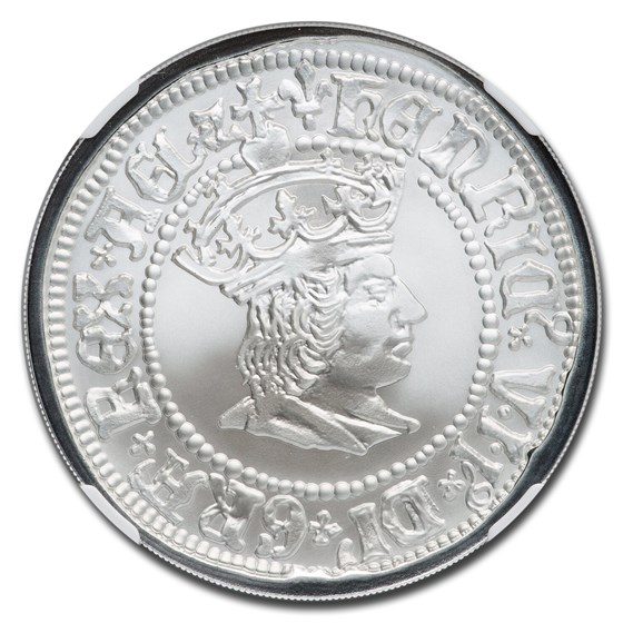 Buy 2022 England 1 oz Silver 2 Pounds King Henry VII PF-70 NGC (FR) | APMEX