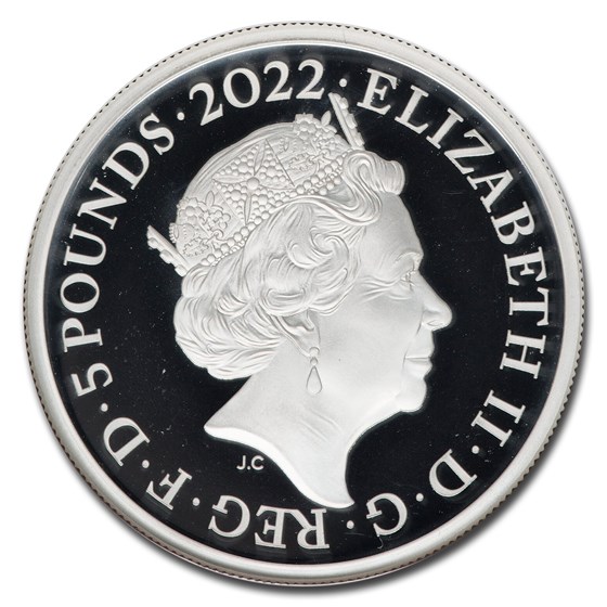 Buy 2022 England 2 oz Silver 5 Pounds King Henry VII PF-70 NGC (FR) | APMEX