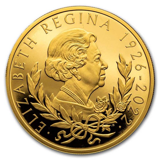Buy 2022 GB 10 oz £500 Gold Her Majesty Queen Elizabeth (Box/COA) | APMEX