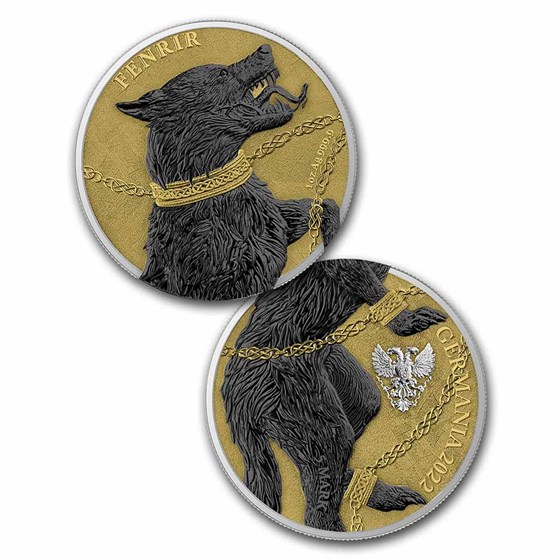 Buy 2022 Germania Beasts 2 x 1 oz Silver BU - Fenrir Geminus Set | APMEX