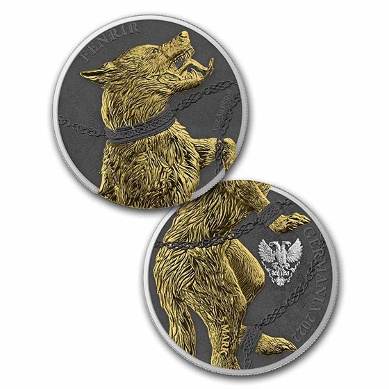 Buy 2022 Germania Beasts 2 x 1 oz Silver BU - Fenrir Geminus Set | APMEX