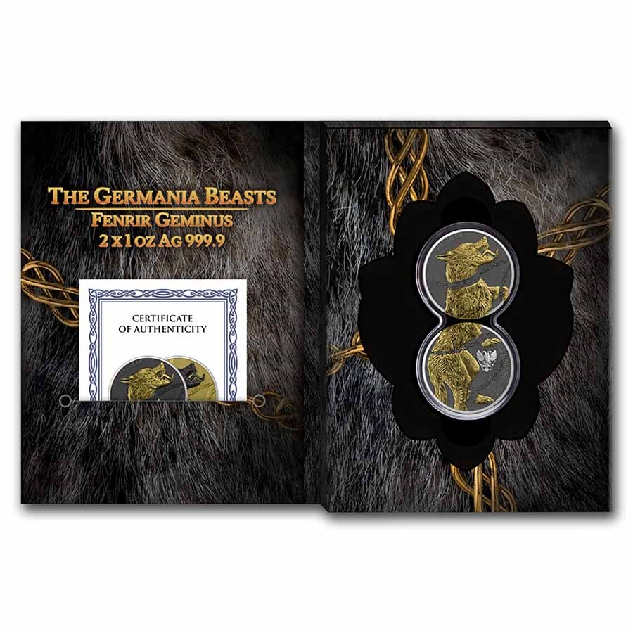Buy 2022 Germania Beasts 2 x 1 oz Silver BU - Fenrir Geminus Set | APMEX