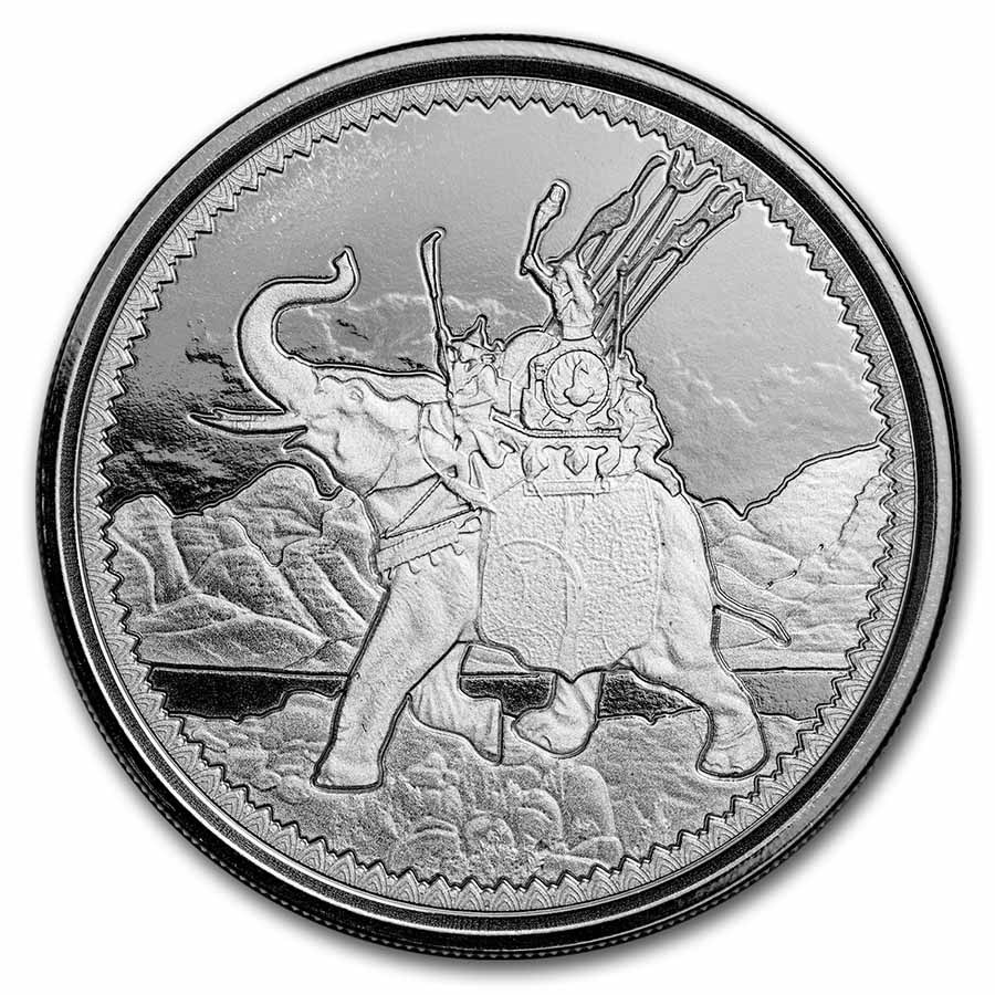 Buy 2022 Gibraltar 1 oz Silver War Elephant BU | APMEX