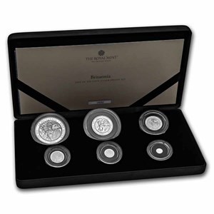 Buy 2022 Great Britain 6-Coin Silver Britannia Proof Set | APMEX