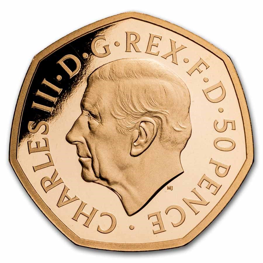 Buy 2022 Great Britain Gold 50p Piedfort Her Majesty Queen Elizabeth ...