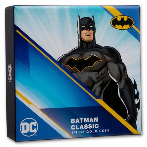 Buy 2022 Niue 1/4 oz Gold Coin $25 DC Classics: BATMAN™ (Box & COA) | APMEX