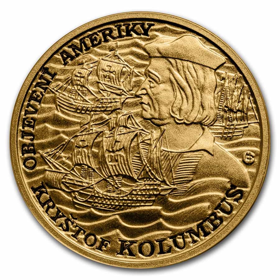 Buy 2022 NU 1/4 oz Gold Columbus Discovery of Amer | APMEX