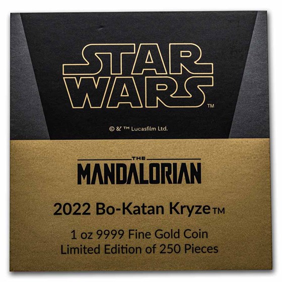 Buy Gold Bo-Katan Mandalorian Coin 2022 $2 1 oz Gold| APMEX