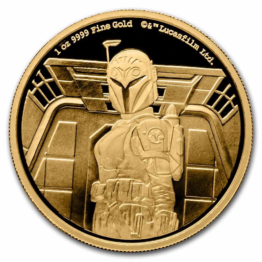 Buy Gold Bo-Katan Mandalorian Coin 2022 $2 1 oz Gold| APMEX