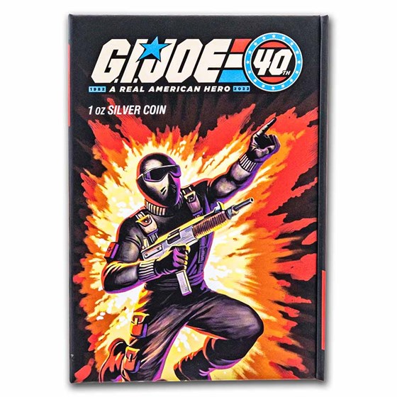 Buy 2022 Niue 1 oz Silver $2 G.I. Joe 40th Anniversary | APMEX