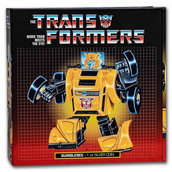 Buy 2022 Niue 1 oz Silver $2 Transformers Series: Bumble Bee | APMEX