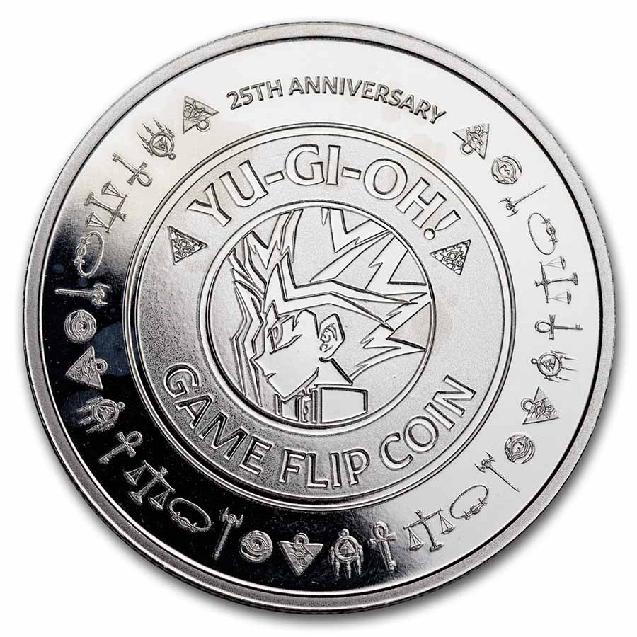 Buy 2022 Niue 1 oz Silver $2 Yu-Gi-Oh! Game Flip Coin BU (Spots) | APMEX