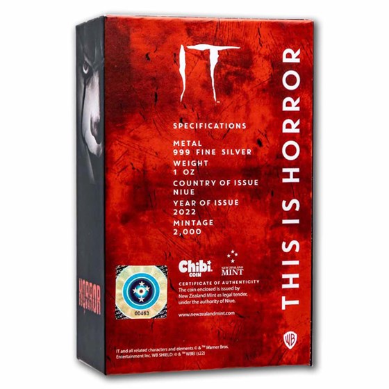 Buy 2022 Niue 1 oz Silver Chibi Coin Horror Collection: IT | APMEX