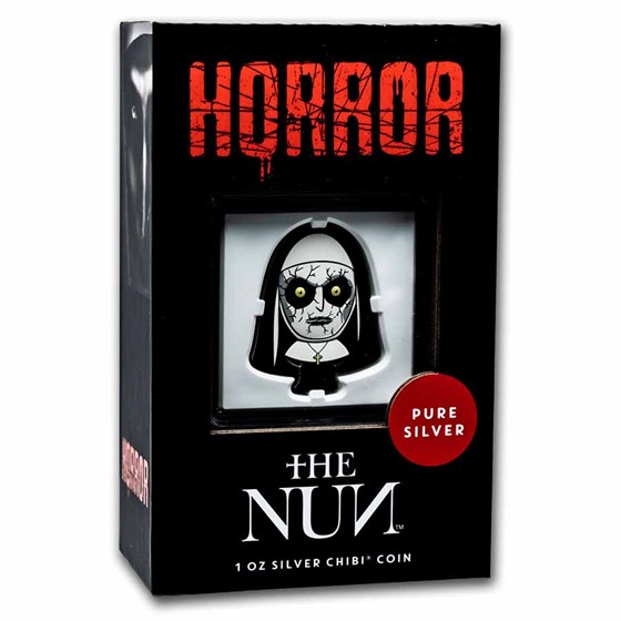 Buy 2022 1 oz Silver Chibi The Nun Coin Horror | APMEX