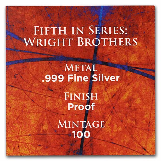 Buy 2022 1oz Silver Icons of Inspiration Wright Bros | APMEX Buy 2022 1oz Silver Icons of Inspiration Wright Bros | APMEX
