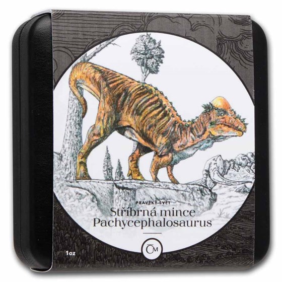 Buy Silver Prehistoric World: Pachycephalosaurus | APMEX