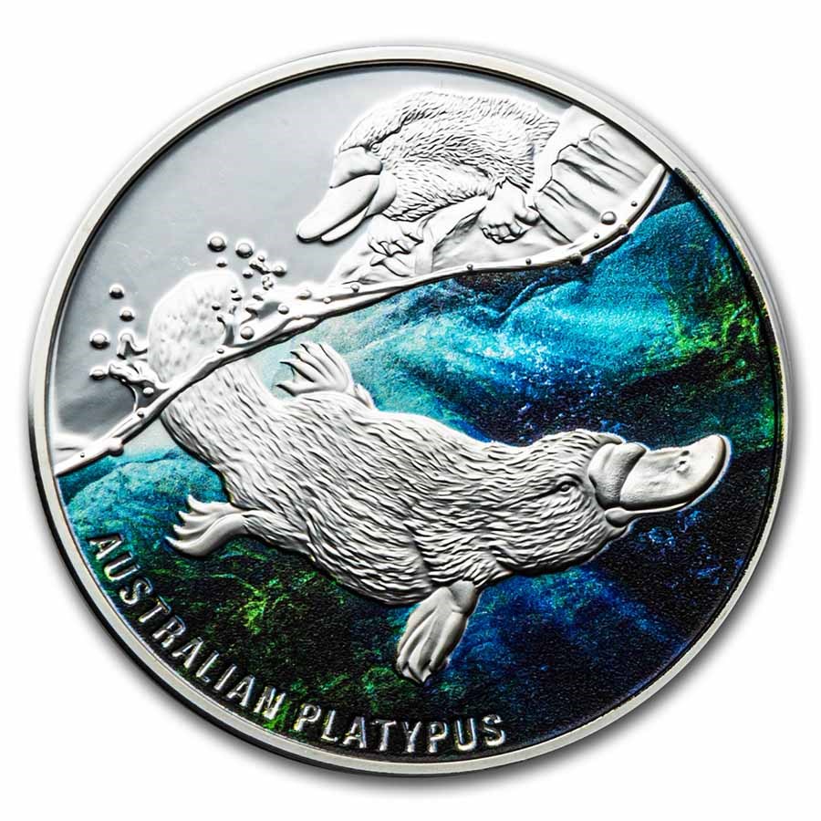 Buy 2022 Niue 1 oz Silver Proof Australia's Platypus | APMEX Buy 2022 Niue 1 oz Silver Proof Australia's Platypus | APMEX