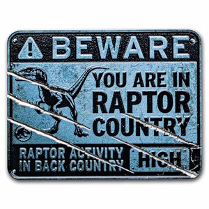 Buy 2022 2 oz Silver $5 Jurassic World Raptor Coin | APMEX