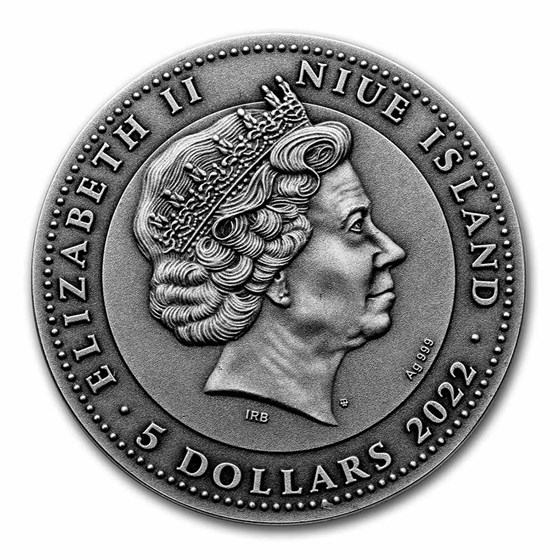 Buy 2022 Niue 2 oz Silver Antique Triton | APMEX Buy 2022 Niue 2 oz Silver Antique Triton | APMEX