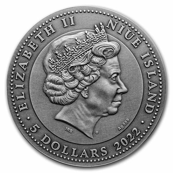 Buy 2022 Niue 2 oz Silver Antique Venetian Mask | APMEX