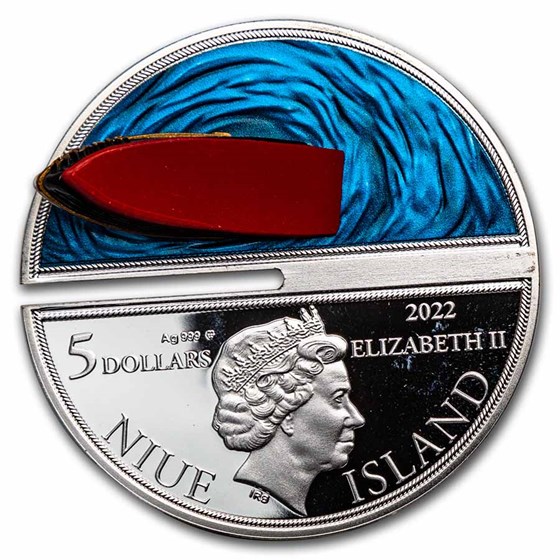 Buy 2022 Niue 2 oz Silver Sinking of the Titanic 3D Shape Coin | APMEX Buy 2022 Niue 2 oz Silver Sinking of the Titanic 3D Shape Coin | APMEX