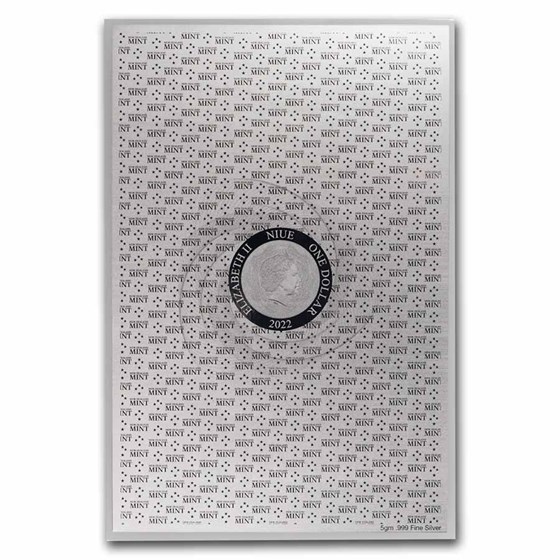Buy 2022 Niue 5 gram Silver $1 Star Wars Season's Greetings Foil Note ...