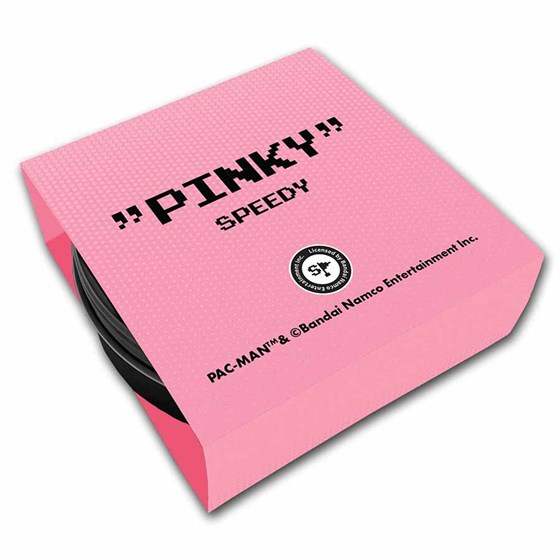 Buy 1 oz Silver PAC-MAN GHOST PINKY Coin Colorized | APMEX