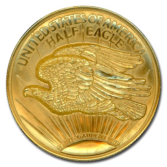 Buy 2022 NPF 1/2 oz Gold St Gaudens Super Incuse Half Eagle SP-70 FDI | APMEX