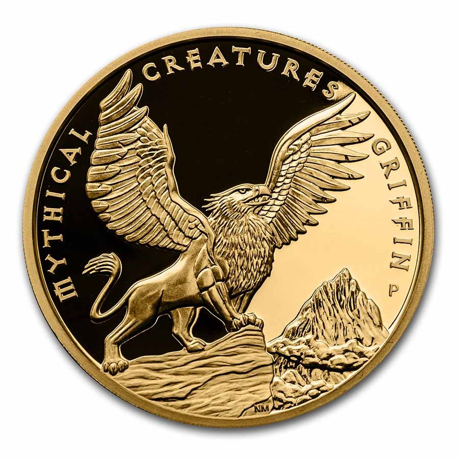 Buy 2022-P Australia 5 oz Gold Mythical Creatures Griffin Proof | APMEX