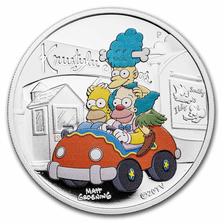 Buy 2022-P 1 oz Silver Colorized Simpsons Krustylu Pf | APMEX