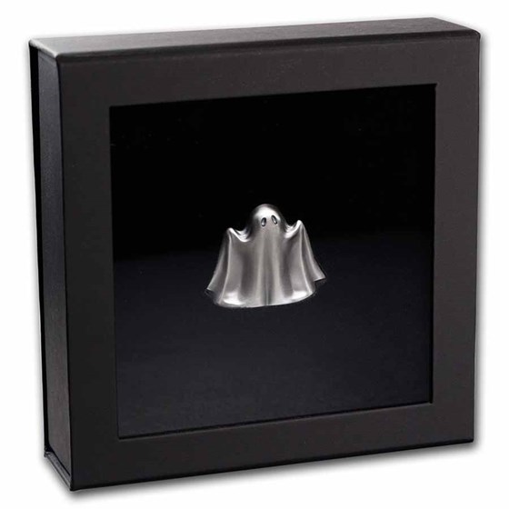 Buy 2022 Palau 1 oz Silver Antique Ghost Shaped Coin | APMEX