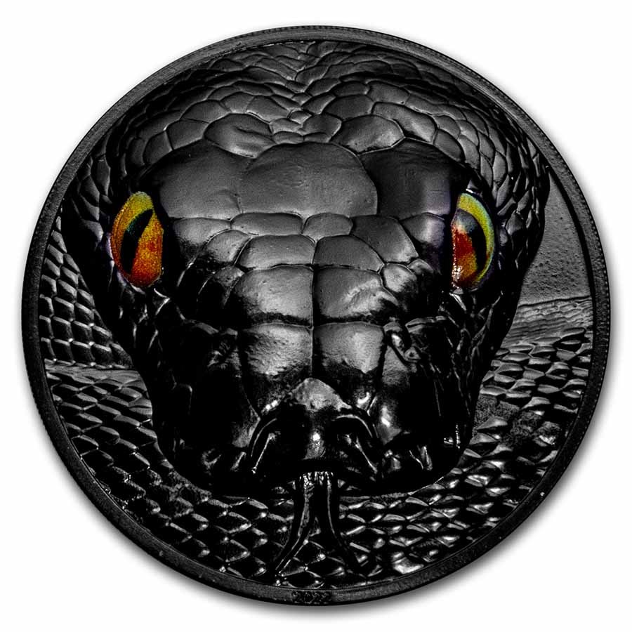 Buy 2022 Palau 2 oz Silver Hunters by Night: Python | APMEX