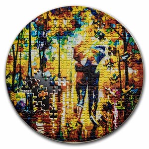 Buy 2022 Palau 3 oz Silver Micropuzzle: Couple Under One Umbrella | APMEX