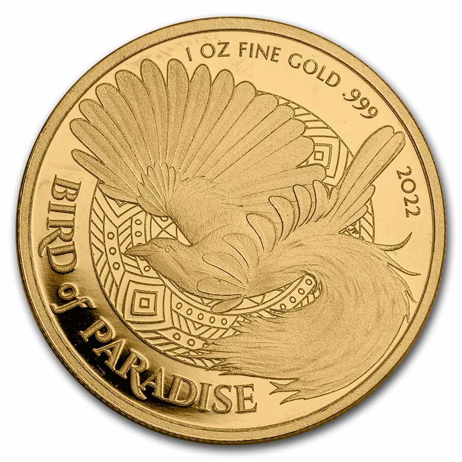 Buy 2022 Papua New Guinea 1 oz Gold Bird Of Paradise BU (Coin Only) | APMEX