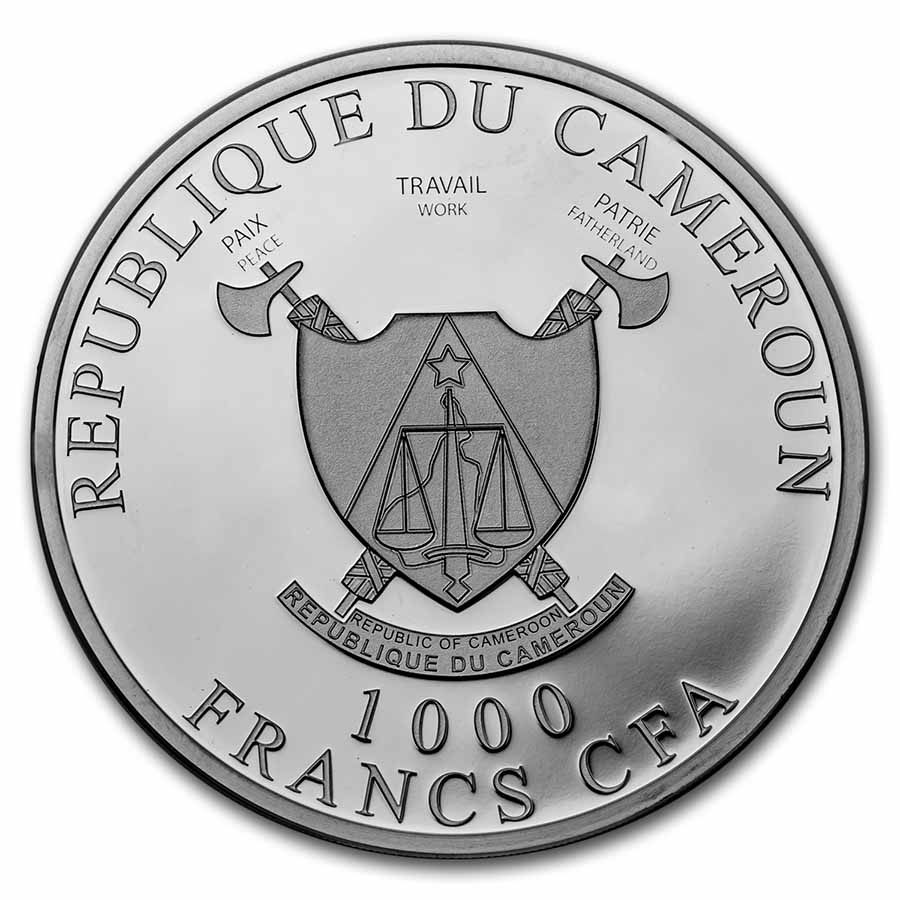 APMEX - 2022 Republic of Cameroon 1 oz Silver Food & Drinks; Pilsner Beer
