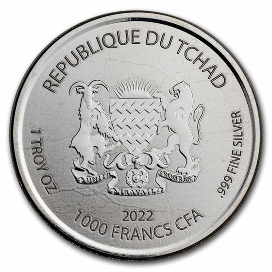 Buy 2022 Republic of Chad 1 oz Silver Kek God of Chaos (Scruffy) | APMEX