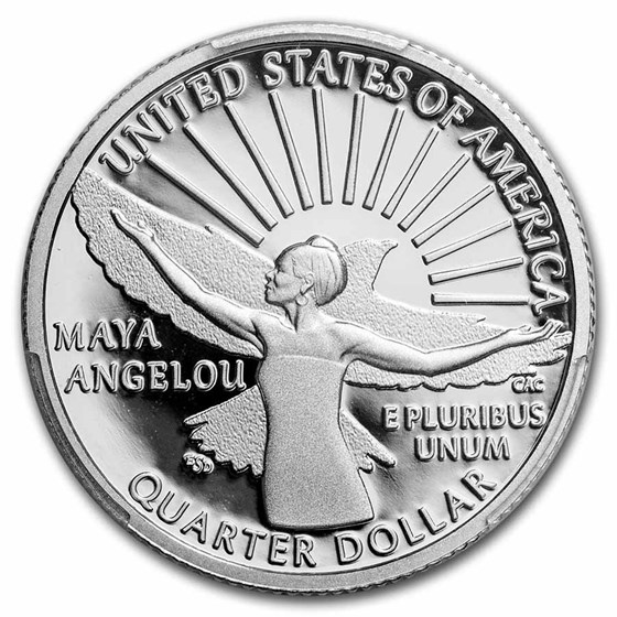 Buy 2022-S Maya Angelou Quarter Silver Proof PR-70 PCGS (AR) | APMEX