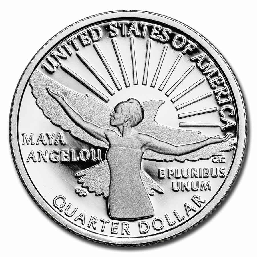 Buy 2022-S Maya Angelou Quarter Silver Proof | APMEX Buy 2022-S Maya Angelou Quarter Silver Proof | APMEX