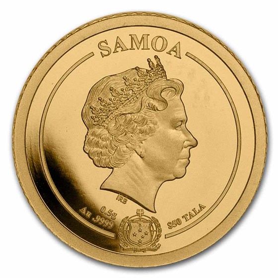 Buy 2022 Samoa 1/2 Gram Gold The Vikings | APMEX