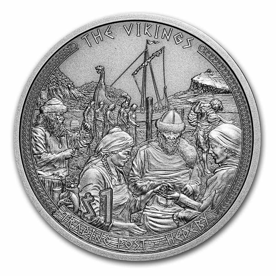 Buy 2022 1/2 oz Silver Vikings Trading Post - Hedeby | APMEX