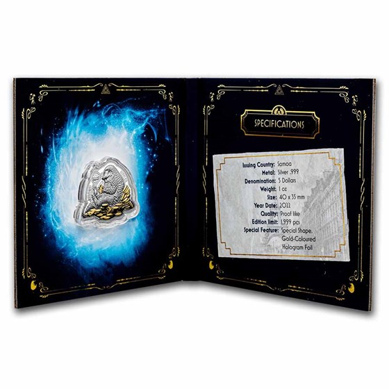 Buy 2022 WS 1 oz Ag Fant Beasts Niffler Shaped Coin | APMEX