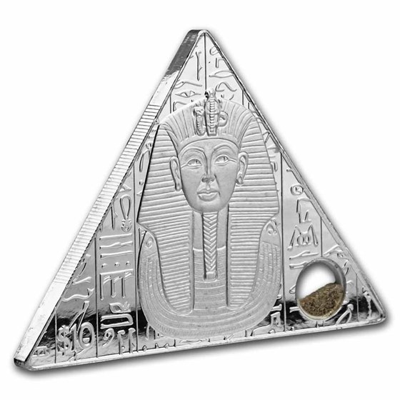 Buy 2022 Sierra Leone 1 oz Silver Proof King Tut Pyramid w/ Sand | APMEX