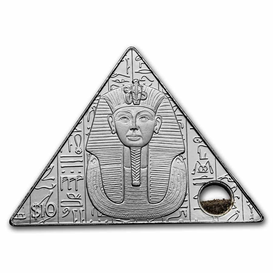 Buy 2022 Sierra Leone 1 oz Silver Proof King Tut Pyramid w/ Sand | APMEX