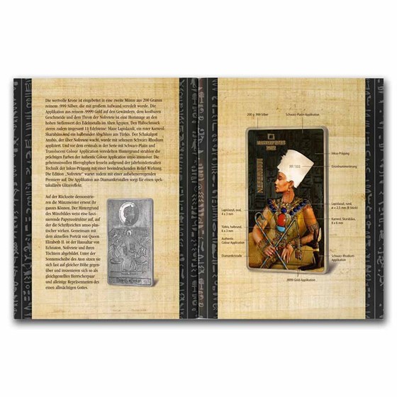 Buy 2022 10 grams Gold 200 grams Silver Nefertiti | APMEX