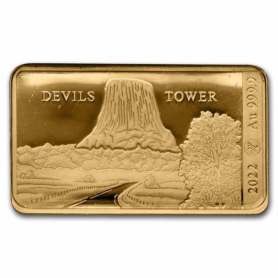 Buy 2022 Solomon Islands 1/100 oz Gold Devils Tower | APMEX