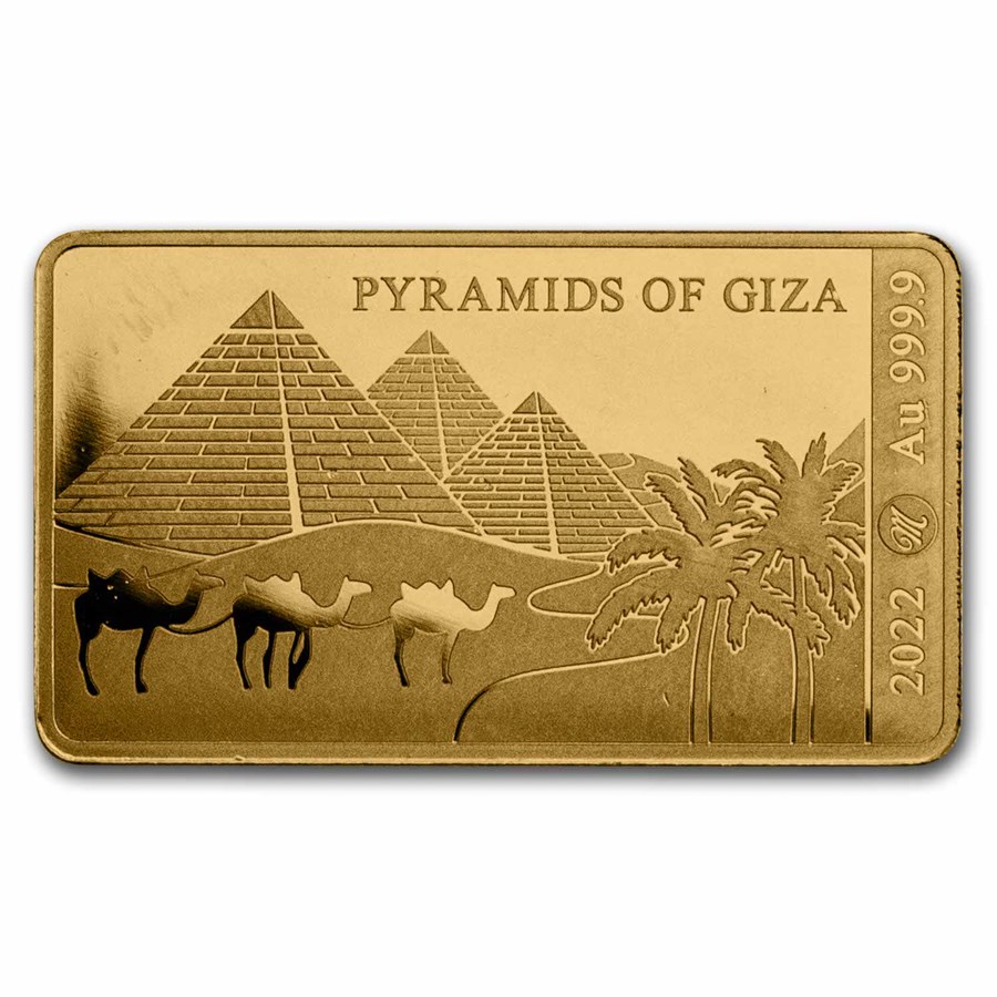 Buy 2022 Solomon Islands 1/100 oz Gold Pyramids of Giza (Coin Only) | APMEX